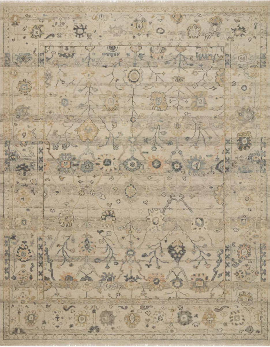 Dominic Rug in Dove/Denim – Stoffer Home