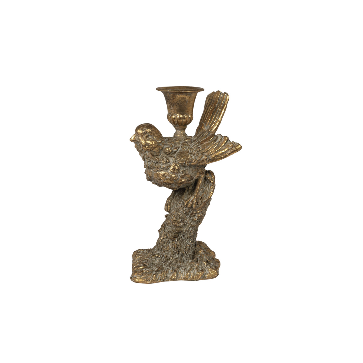 Gold Bird Taper Holder – Stoffer Home