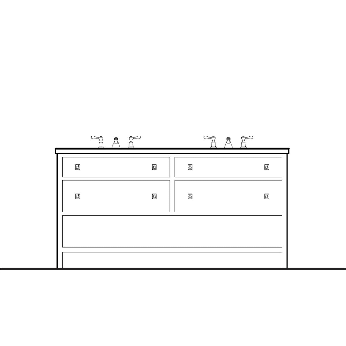 Paddington Vanity - 69" – Stoffer Home